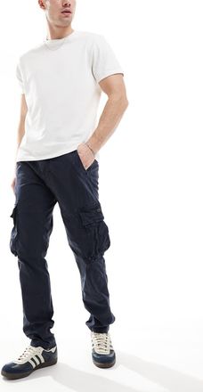 Superdry Core - Pantalon cargo - Bleu marine éclipse