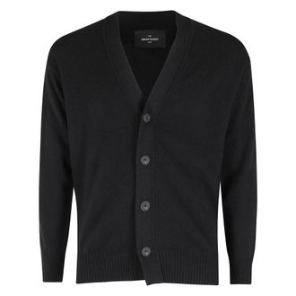 Gran Sasso Super Geelong Cardigan - - Knitwear - Herren - Schwarzk - L