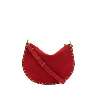 Isabel Marant Sac Oskan soft zip en cuir de veau velours