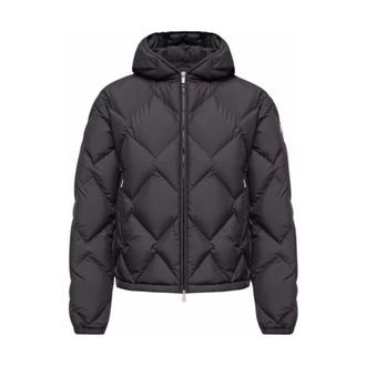 Moncler Arvouinne Kapuzen-Daunenjacke in kurzer Ausf&uuml;hrung mit Dreieckssteppung - - Jackets - Damen - Schwarzk - S