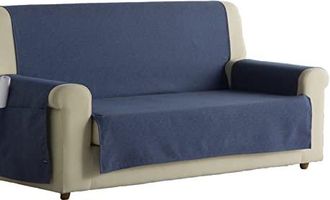 ZEBRA TEXTIL Sofa, Blau