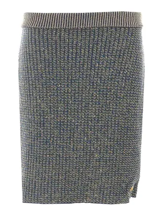 Balmain Jupe Midi - Bleu