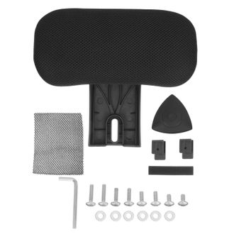 DOITOOL B&uuml;rostuhl Kopfst&uuml;tze Verstellbar Computerstuhl Nackenst&uuml;tze Ergonomisches Kissen mit Schwarzem Rahmen f&uuml;r B&uuml;ro und Zuhause H&ouml;hen Rotationsanpassung Ko