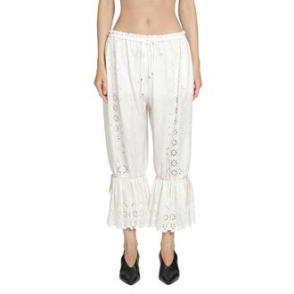 Chlo&eacute; Cotton Fluid Drawstring Trousers