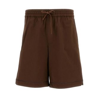 Dr&ocirc;le de Monsieur Baumwollmischungs-Shorts - - Shorts - Herren - Braun - L
