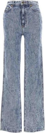 Khaite Bootcut Jeans - Hellblau