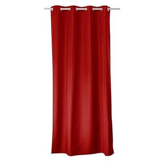 Enjoy Home ED Enjoy Home Thermovorhang, Blickdicht, rot, 135 x 240 cm, Metallösen, Hitzeschutz, Anti-Frost, für Schlafzimmer und Wohnzimmer
