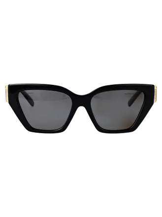 Tiffany & Co. 0TF4218 Cat-Eye Black Acetate Sunglasses - Black