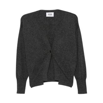 Alpha Studio Strickjacke mit Knopfleiste - - Knitwear - Damen - Grau - S