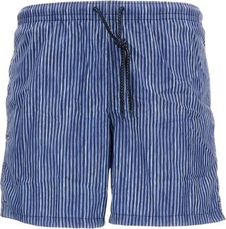 Drumohr Homme, Maillots de bain, Bleu, Taille: L Short de bain imprim&eacute;