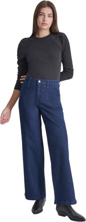 DKNY Womens High Rise Wide Leg Trousers, Lexington, Size 26