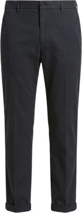 PESERICO Homme, Pantalons, Bleu, Taille: M Pantalon Jogger en Popeline