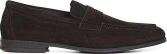 Doucal's Homme, Chaussures, Brun, Taille: 44 EU Suede Penny Loafer