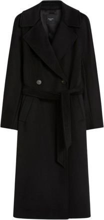 Max Mara Femme, Manteaux, Noir, Taille: 38 FR Resina Coat