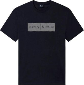 A|X Armani Exchange Af10356 T-Shirt - - Tops - Herren - Blau - M