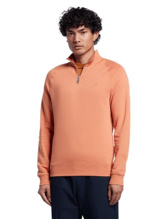 Farah Herren Jim 1/4 Zip Sweatshirt, Mandarin, M