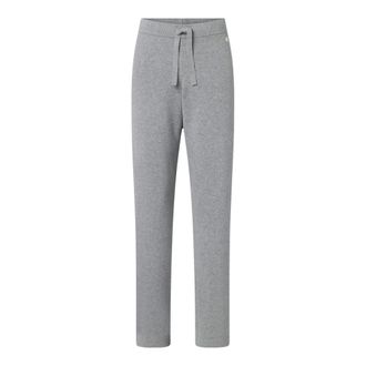 Joop Pantalon Tricot&eacute; avec Cordon de Serrage &agrave; la Taille - Femme - Pantalons - Gris - Taille: 44 FR