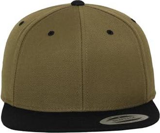 Flexfit Yupoong Flexfit Unisex Kappe Classic Snapback 2-Tone, zweifarbige blanko Cap mit geradem Schirm, One Size Einheitsgröße für Männer und Frauen, Farbe o