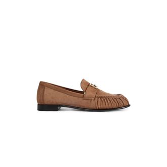 Fendi Suede Baguette Loafers