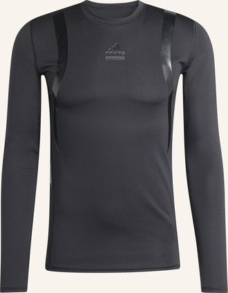 adidas Originals Adidas Originals Techfit Eng Geschnittenes Longsleeve schwarz