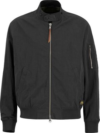 Barbour Leichte Bomberjacke Fenton mit kn&ouml;pfbarer Sturmklappe in