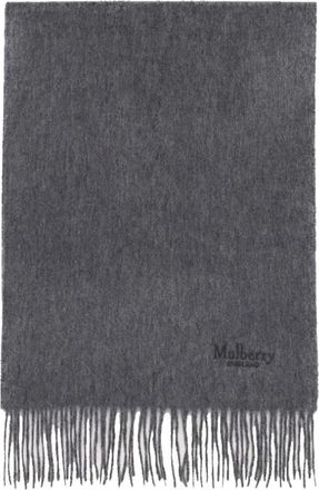 Mulberry Kaschmirschal- Grau Melange - - Accessories - Herren - Grau - ONE SIZE