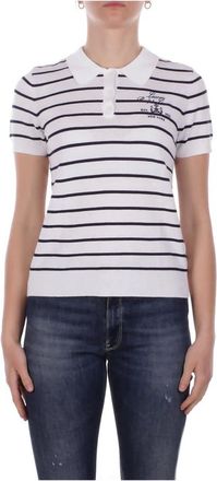 Ralph Lauren Femme, Tops, Multicolore, Taille: 38 FR Polo Natrissa &agrave; manches courtes