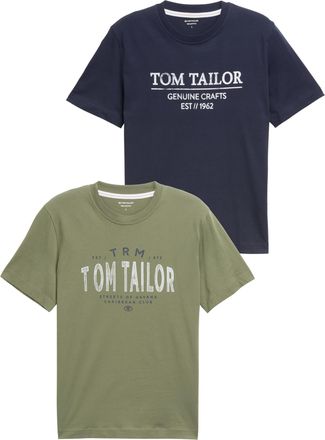 Tom Tailor Herren 1048076 T-Shirt, 10314-Oak Leaf Green, XL