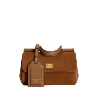 Dolce & Gabbana Mini My Sicily Handbag In Split Leather