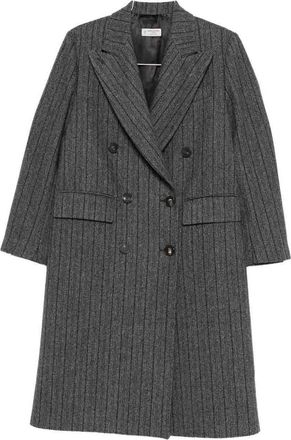 Alberto Biani Manteau Au Genou - Gris