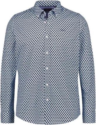 N.Z.A. Herren Hemden blau Baumwoll-Stretch