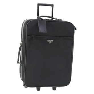 Prada Sac week-end en nylon Pre-owned - Femme - Pre-owned - Noir - Taille: ONE Size