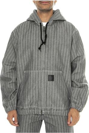Carhartt Work in Progress Homme, Sweatshirts et sweats &agrave; capuche, Gris, Taille: XL Hooded Zip Jacket