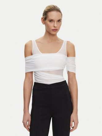 Pinko Body Bella 104832 A2H1 Wei&szlig; Regular Fit