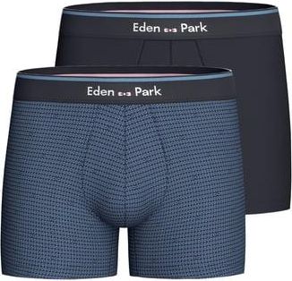 Eden Park Lot de 2 boxers imprim&eacute;s en jersey de coton stretch