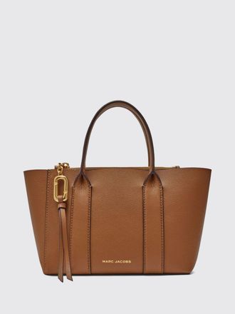 Marc Jacobs Mini sac cabas The Pop J Marc Work Tote en cuir grain&eacute; avec bandouli&egrave;re