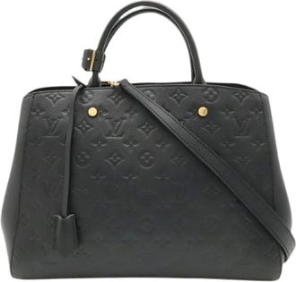 Louis Vuitton Sac &agrave; main vintage en toile Pre-owned - Femme - Pre-owned - Noir - Taille: ONE Size