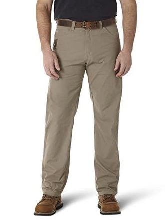 Wrangler Technicien Pantalon dutilité Professionnelle, Kaki foncé, 34 W/32 L Homme