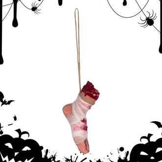 Generico Blutige K&ouml;rperteile: Halloween- -Dekoration, 30 cm, realistisches Zubeh&ouml;r, Zubeh&ouml;r f&uuml;r gruselige Partys, Rasen, Hof, Karneval, Garten, Hof