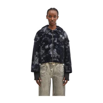 Yohji Yamamoto All-over Print Steppjacke - - Jackets - Damen - Schwarzk - M