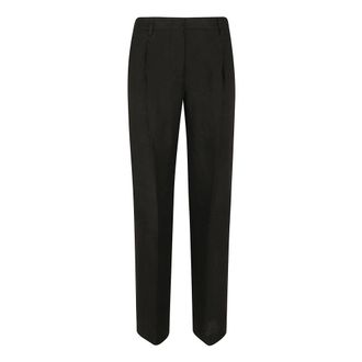 Lardini Femme, Pantalons, Noir, Taille: 36 FR Pleated Pantalons