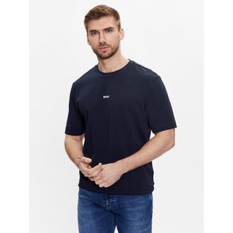 HUGO BOSS T-Shirt 50473278 Dunkelblau Relaxed Fit