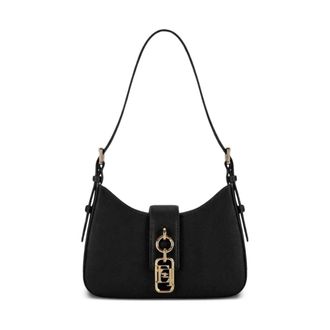 Elisabetta Franchi Femme, Sacs, Noir, Taille: ONE Size Buckle Charm Mini Bag
