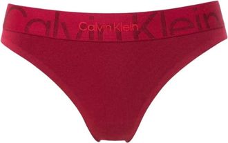 Calvin Klein Damen Slip Bikini Form mit Elastikbund, Rot (Red Carpet), XS