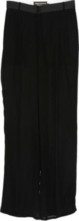Simona Corsellini Femme, Pantalons, Noir, Taille: 40 FR Wide Pantalons