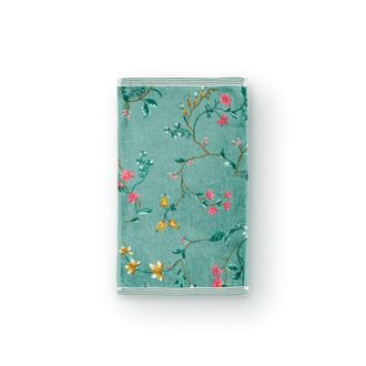 Pip Studio Les Fleurs G&auml;stehandtuch Green 30x50cm (1 St&uuml;ck)