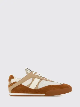 Chlo&eacute; Baskets Kick bicolores en cuir, daim et mesh avec semelle en caoutchouc