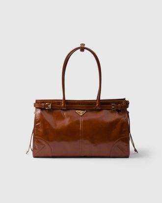 Prada Bonnie Gro&szlig;e Handtasche aus Leder