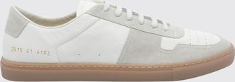 Common Projects BBall zweifarbige Low-Top-Sneaker aus Leder mit laminiertem Logo