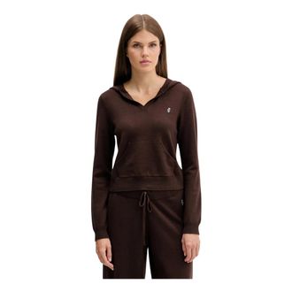 Juicy Couture Top &agrave; Poche Capuche - Femme - Sweatshirts et sweats &agrave; capuche - Brun - Taille: 36 FR